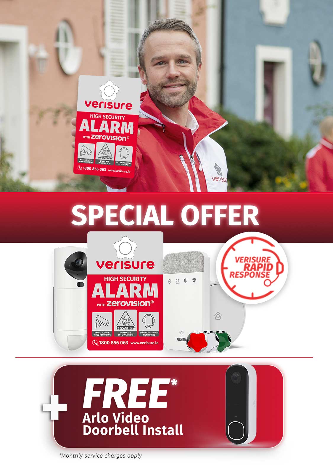 Home Security & Guard Monitored Alarm Systems | Verisure IE