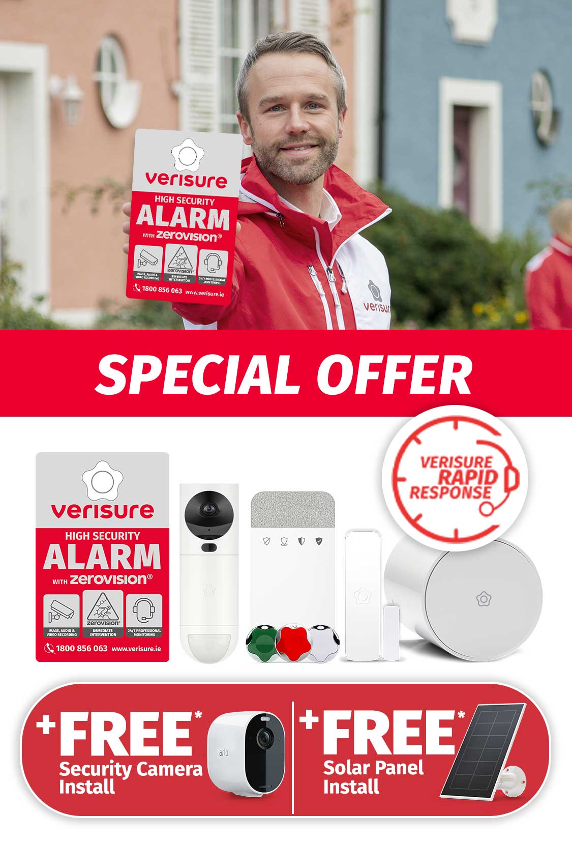Home Security & Guard Monitored Alarm Systems | Verisure IE