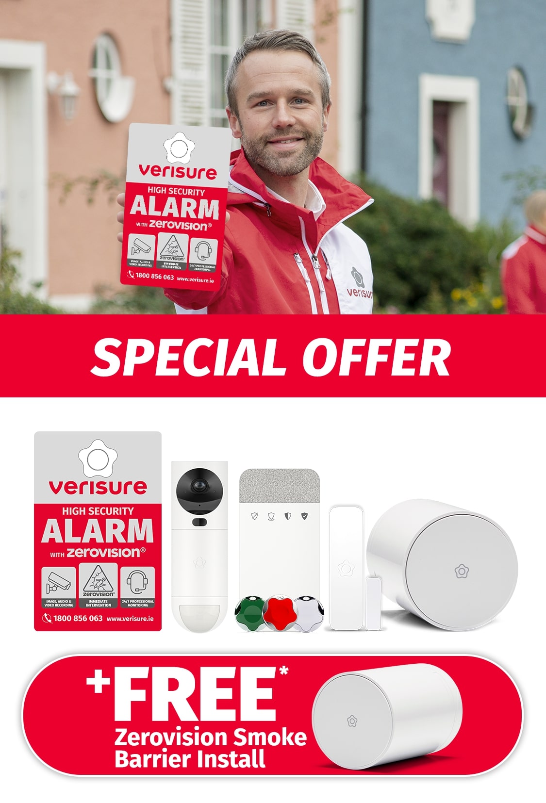 Home Security & Guard Monitored Alarm Systems | Verisure IE