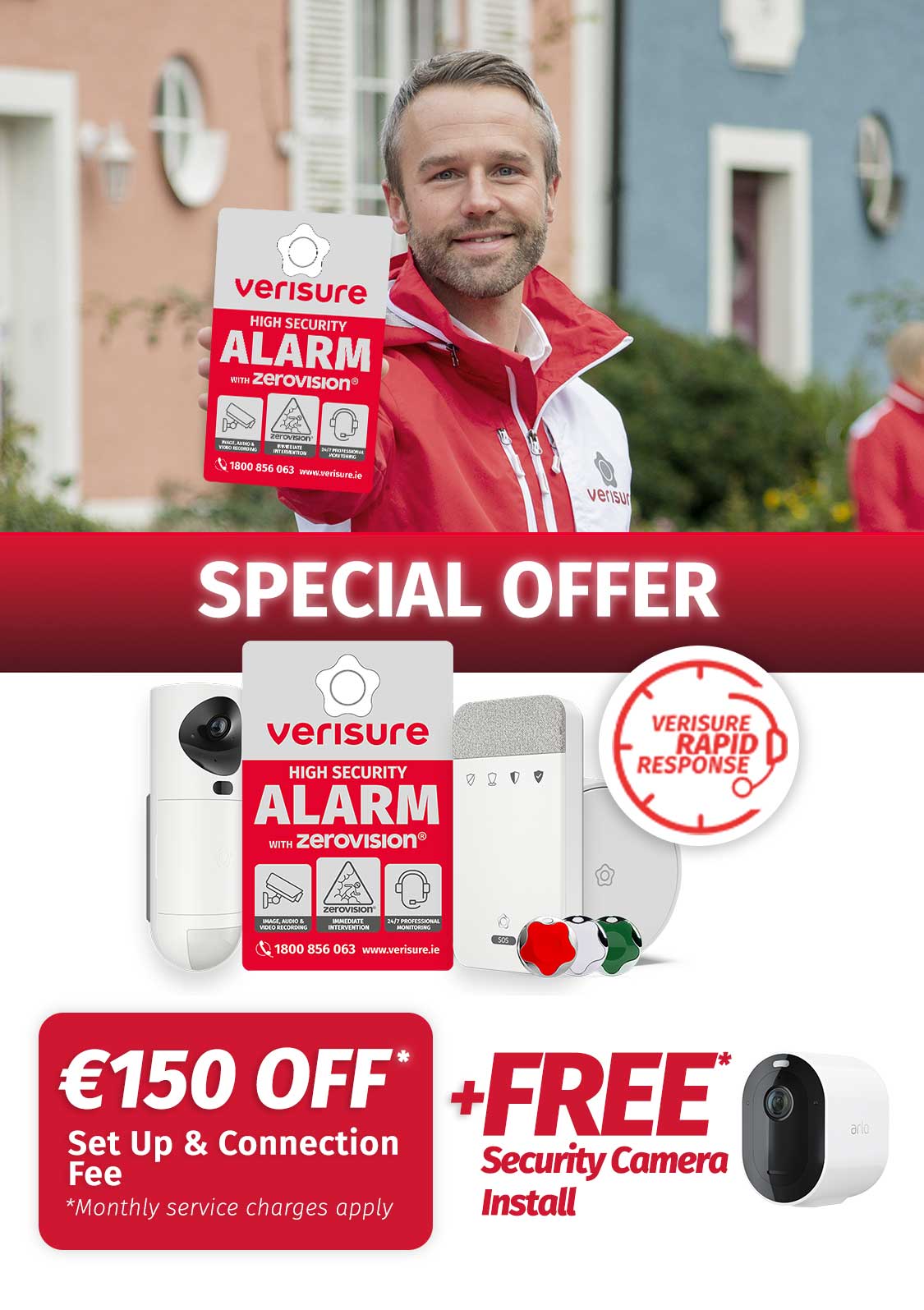 Home Security & Guard Monitored Alarm Systems | Verisure IE